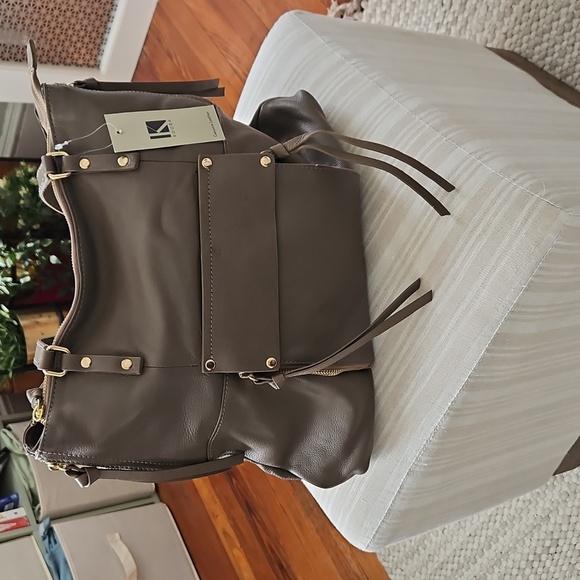 Kooba | Bags | Kooba Taupe Leather Tote Bag | Poshmark